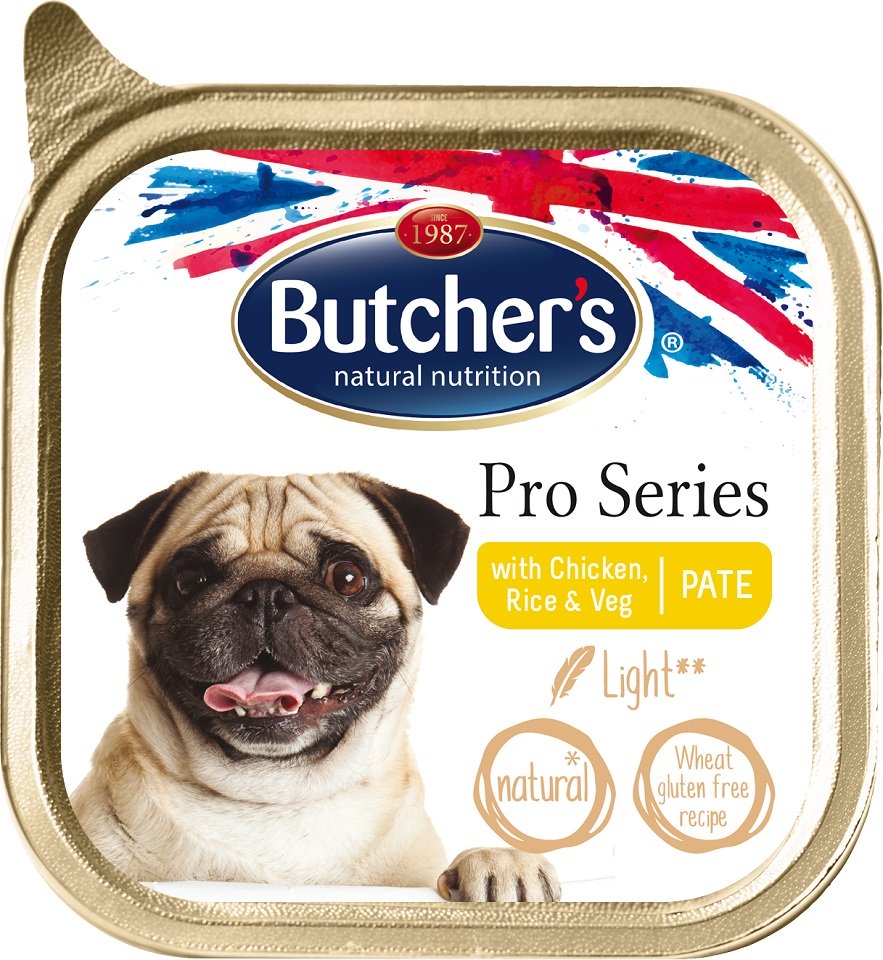 BUTCHER'S Pro Series Light Hühnerpastete 150 g :: Hund :: Hundefutter ...