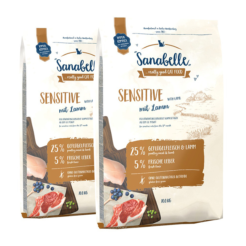 SANABELLE SENSITIVE Lamm 20 kg (2 x 10 kg) :: Katze :: Katzenfutter und ...