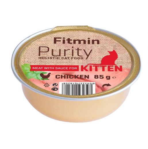 FITMIN Cat Purity alutray Kitten Chicken 85 g :: Katze :: Katzenfutter ...