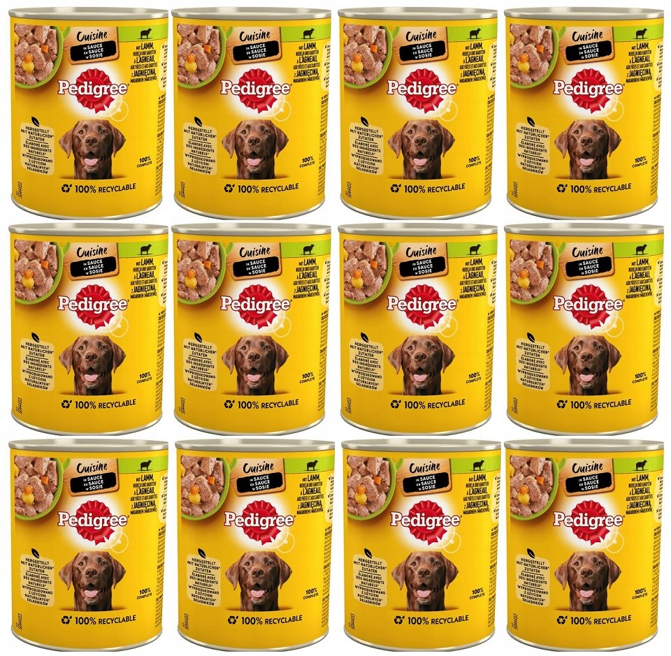 PEDIGREE Cuisine Adult 12x800g Dose Lammfleisch in Sauce :: Hund ...