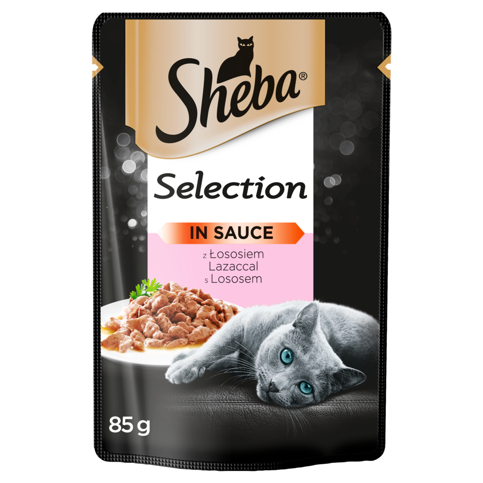 SHEBA Selection in Sauce mit Lachs 85gx24 :: Katze :: Katzenfutter und ...