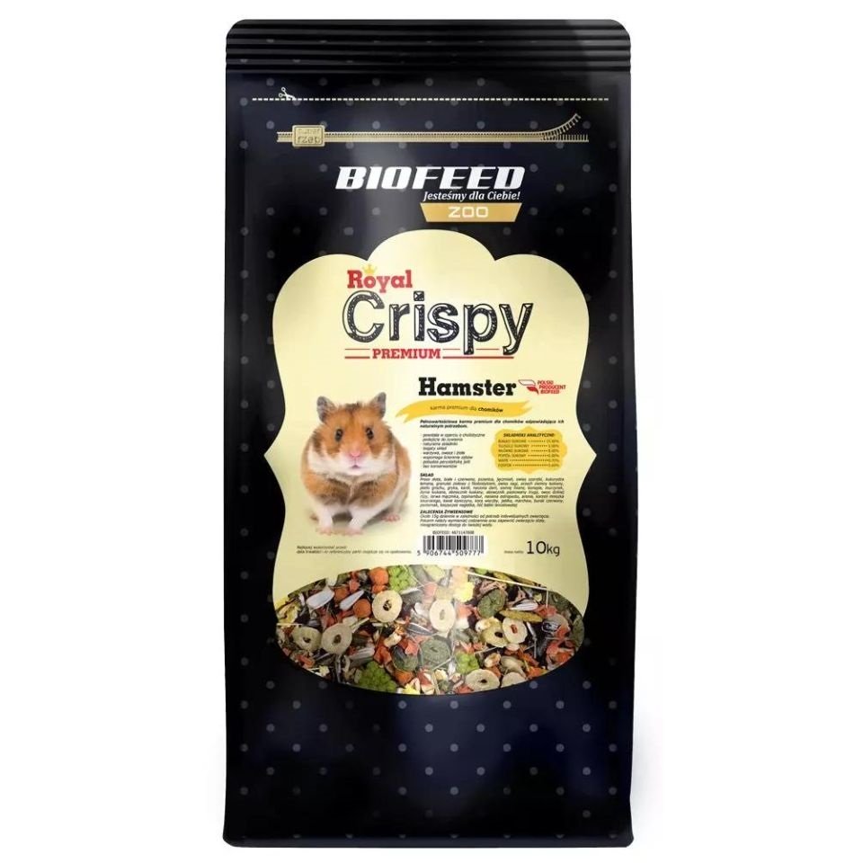 BIOFEED Royal Crispy Premium Hamsterfutter 10 kg :: Kleintiere ...
