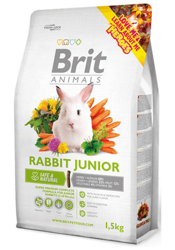 BRIT ANIMALS Rabbit Junior Complete 1,5kg :: Kleintiere :: Futter und ...