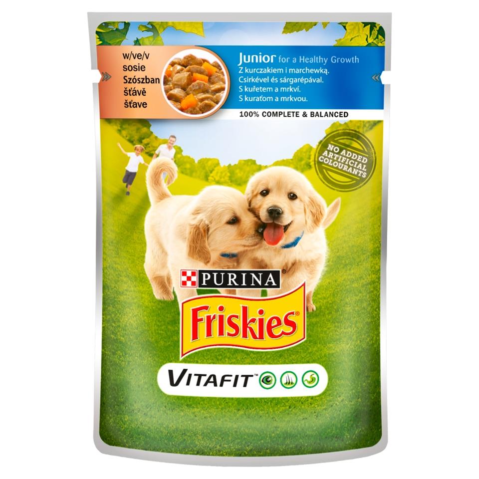 FRISKIES Vitafit Junior mit Huhn und Karotte in Sauce 20x100g ...