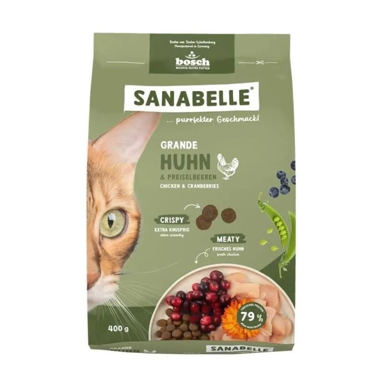 SANABELLE Grande Huhn 400 g für große Katzenrassen :: Katze ...