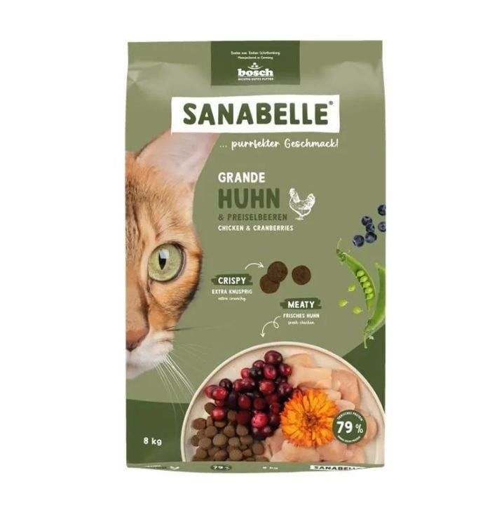SANABELLE Grande Huhn 8 kg für große Katzenrassen :: Katze ...