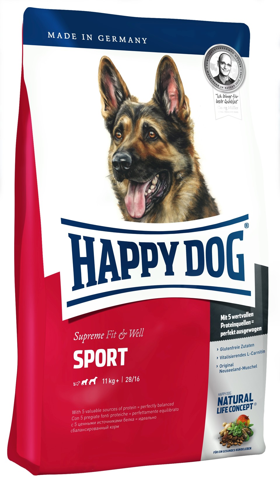 HAPPY DOG Fit & well adult sport 15 kg :: Hund :: Hundefutter und ...