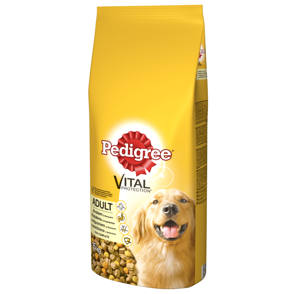 PEDIGREE Adult mit Huhn & Gemüse 15 kg :: Hund :: Hundefutter und ...